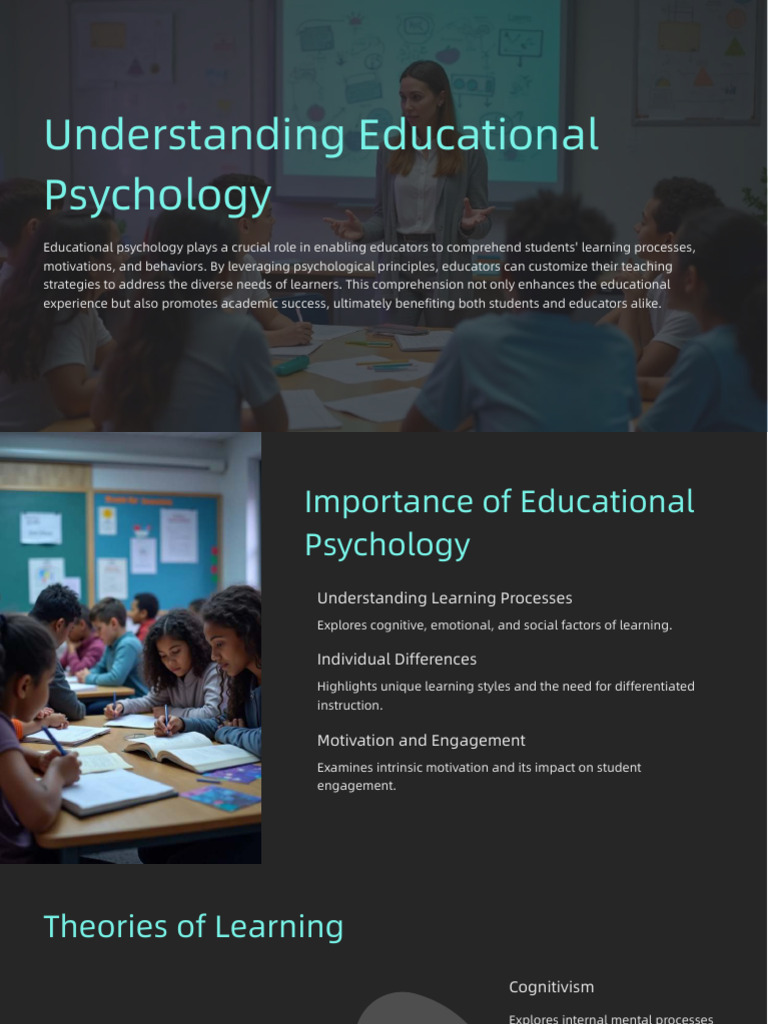 Educational Psychology in Teaching Strategies | PDF | Motivational ...