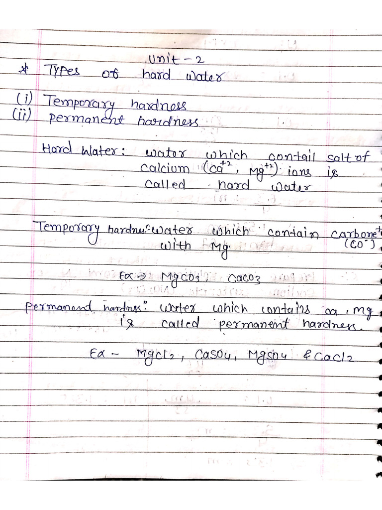 Unit-2 Water Notes | PDF
