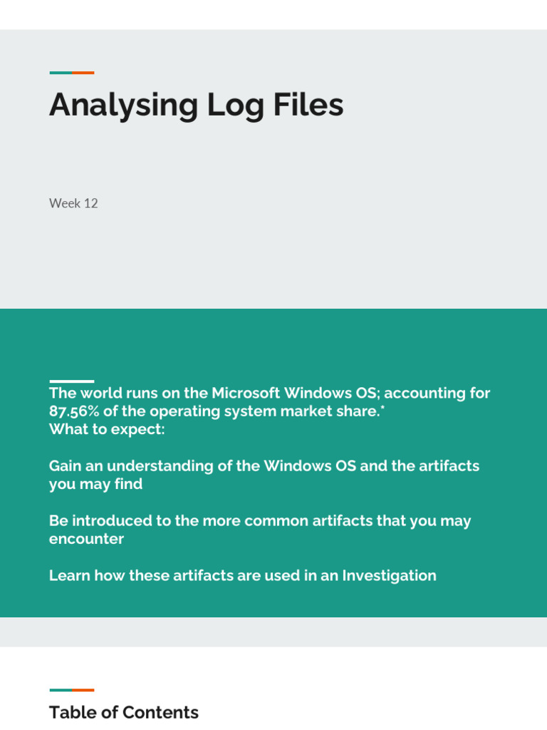 Windows OS User Profile Analysis | PDF | Windows Registry | Computer File
