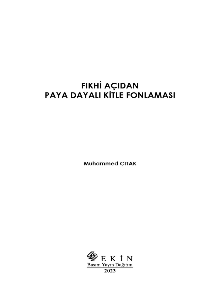 Paya Dayali Kitle Fonlamasi | PDF