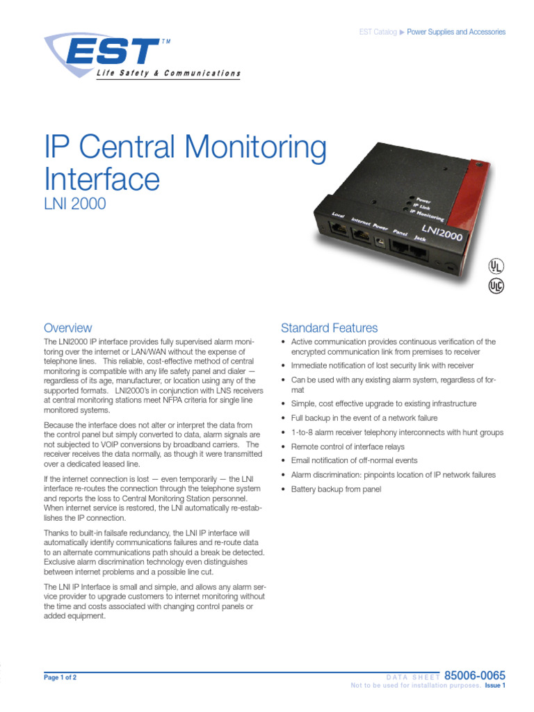 85006-0065 - IP Central Monitoring Interface | PDF | Ip Address ...
