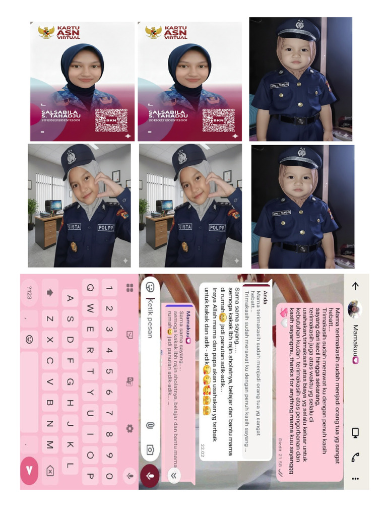 Kartu Nama Word Asn - SALSA | PDF