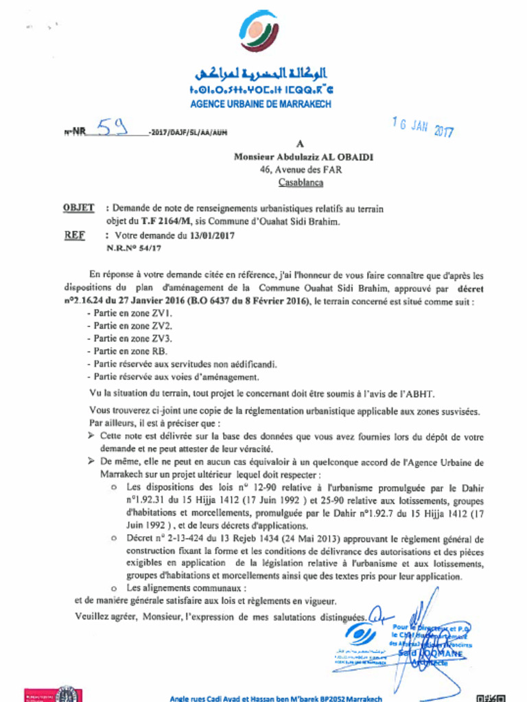 Note AU Terrain Rhamna - TF2164M | PDF
