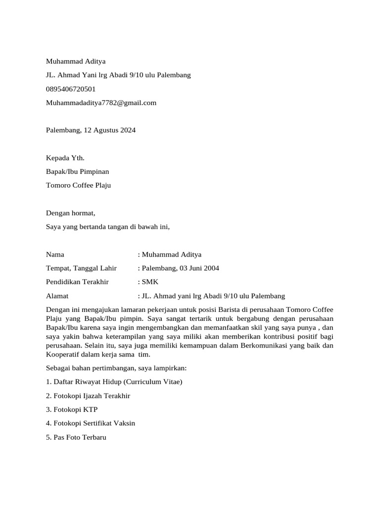 Muhammad Aditya | PDF