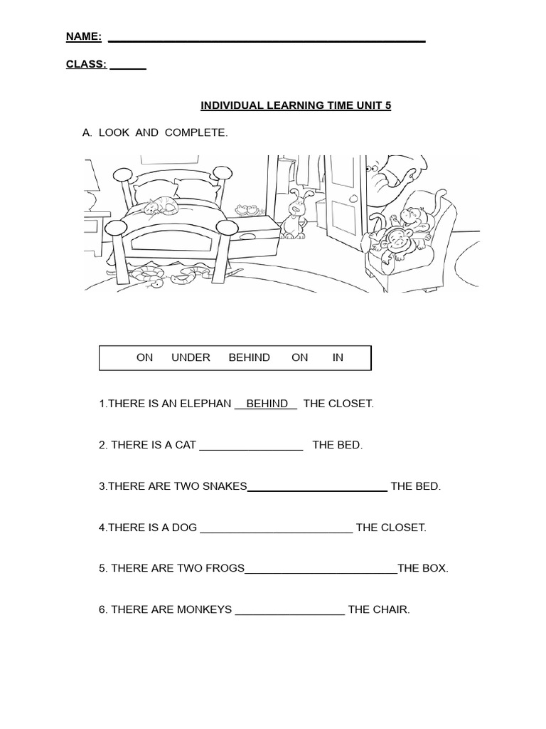 Learning Time Unit 5 Activities | PDF