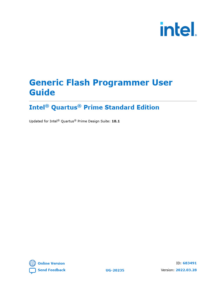 Ug Qps Gen Flash Programmer 683491 727897 | PDF | Field Programmable ...