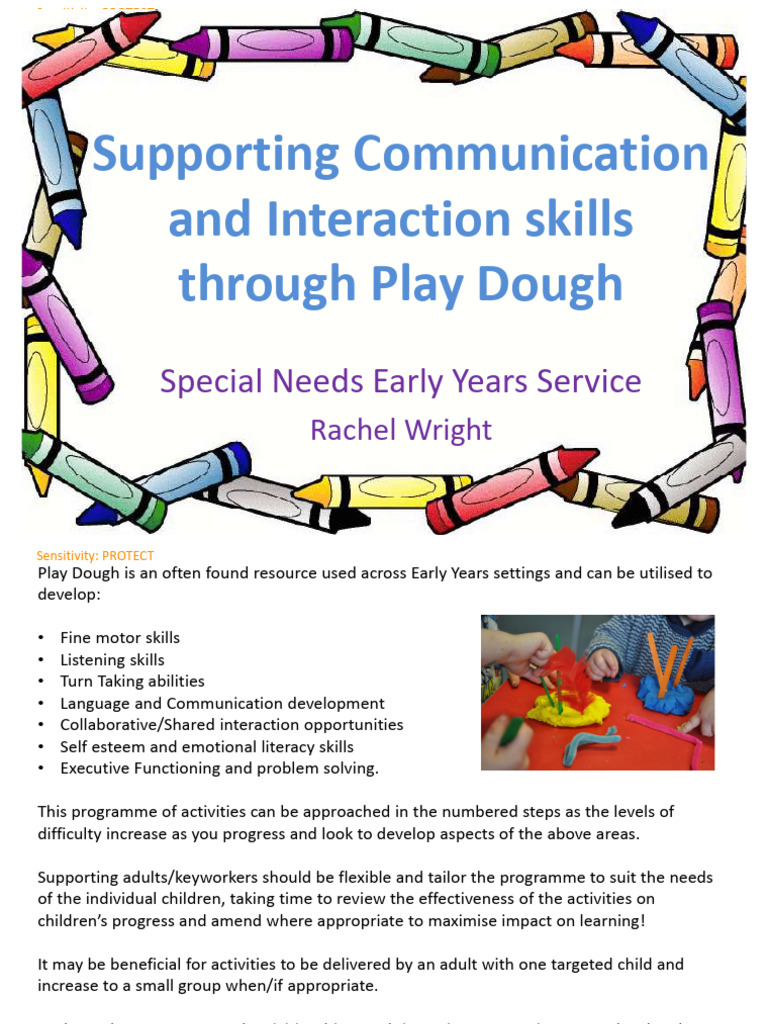 Play Dough Intervention | PDF | Psychology | Psychological Concepts
