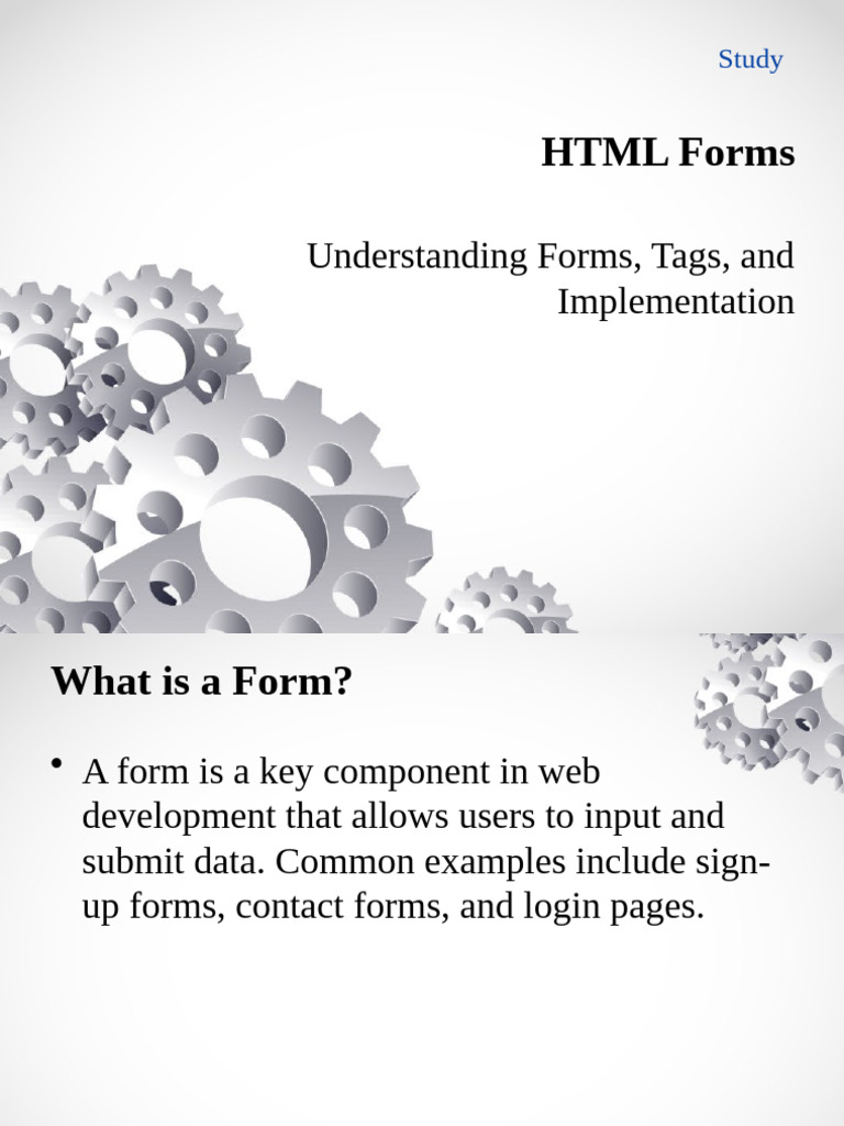 HTML Forms: Structure and Styling Guide | PDF