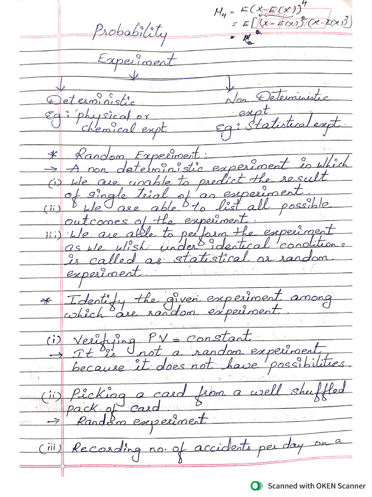 Unit 3 Probability Notes Pdf