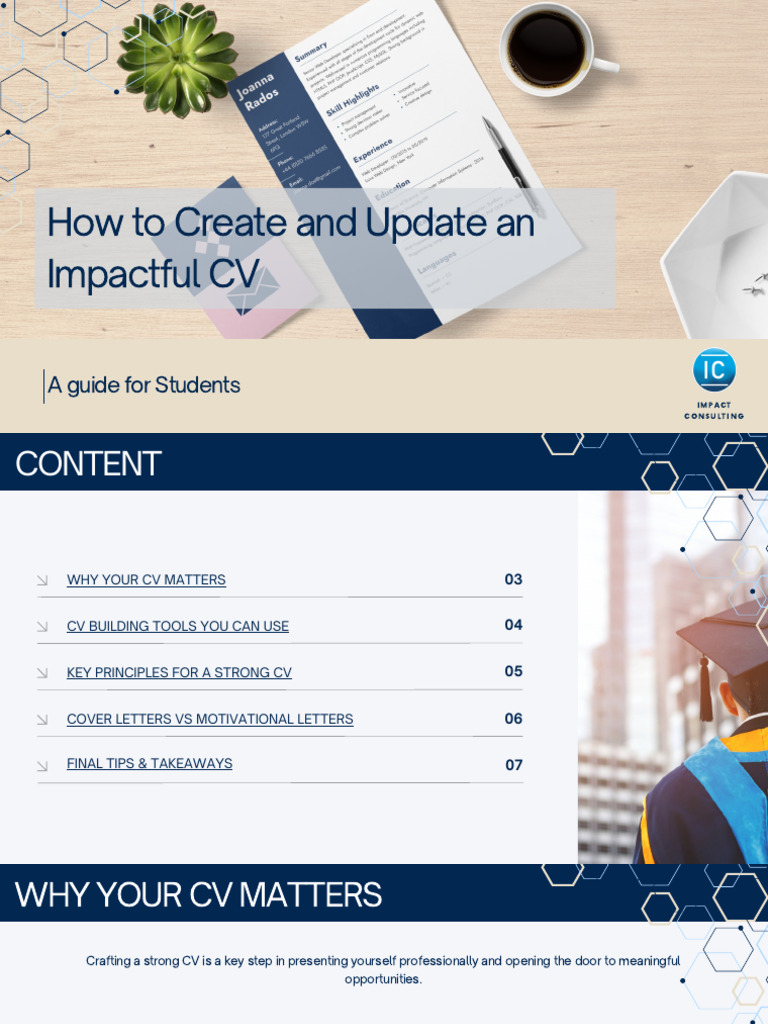 How To Create and Update An Impactful CV | PDF | Artificial ...