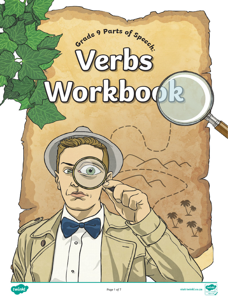 Grade 9 Verbs Workbook Guide | PDF | Verb | Grammatical Tense