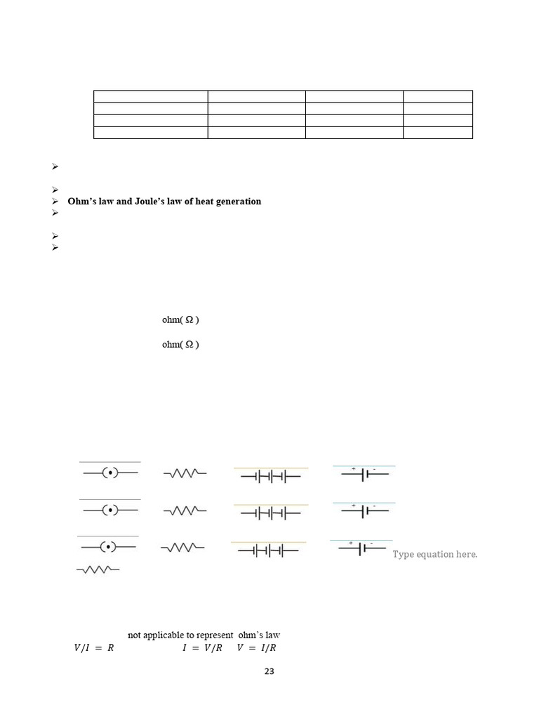Electricity Concepts and Circuit Questions | PDF | Electric Current ...