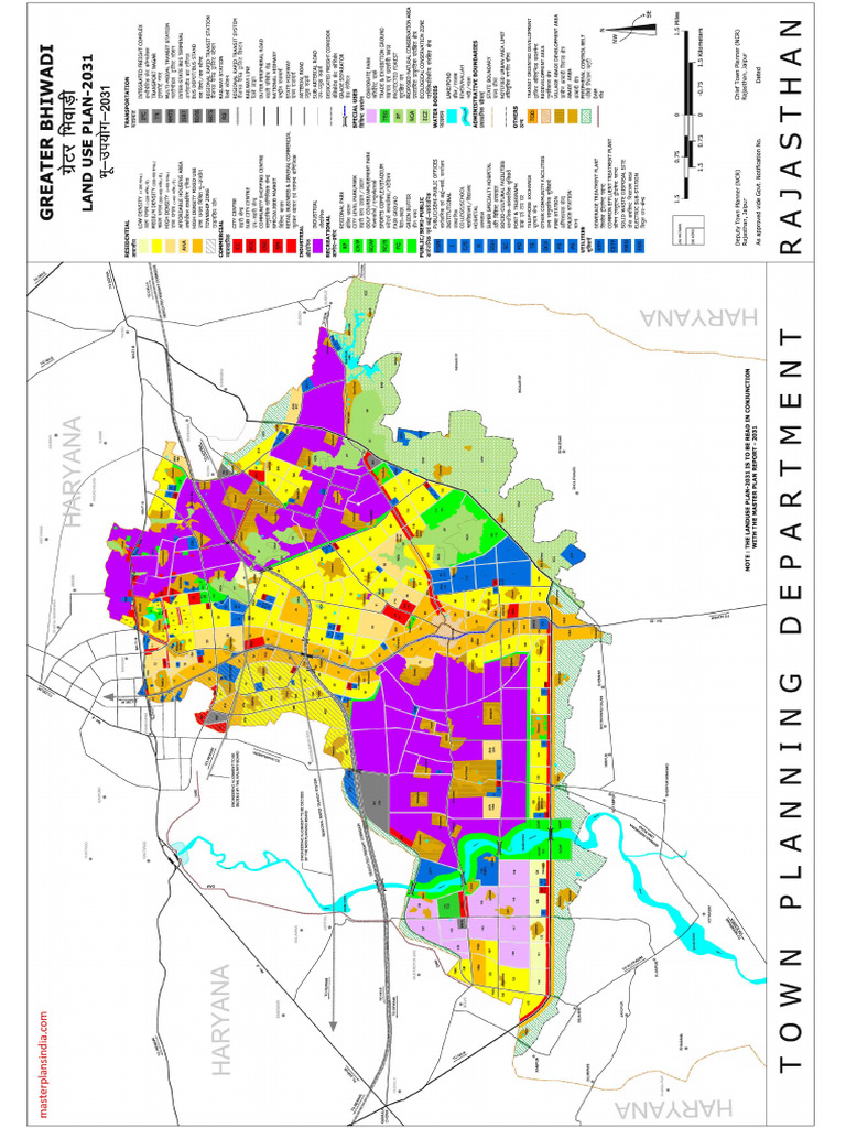 Master Plan Greater Bhiwadi Rajsathan | PDF