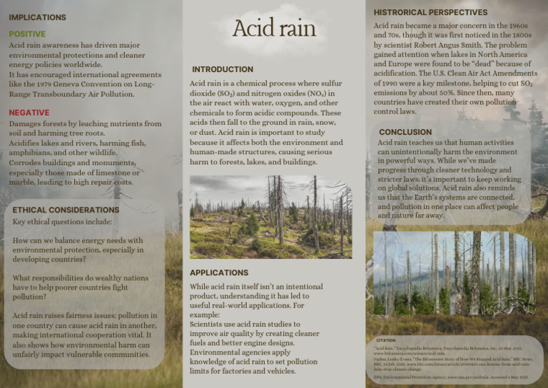 acid rain | PDF | Earth Sciences | Nature