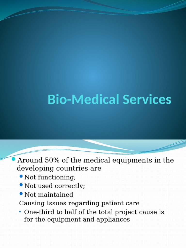 Bio-Medical Services | PDF