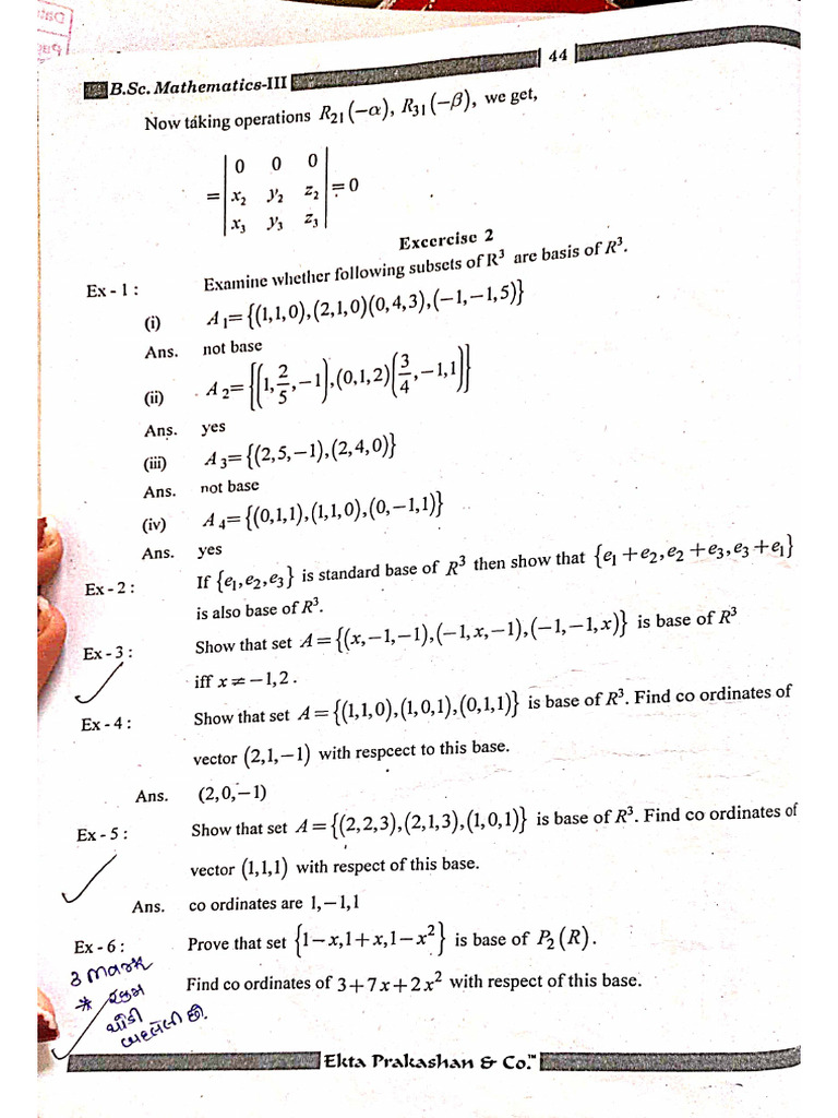Major 5 Unit 3 Solved Example | PDF