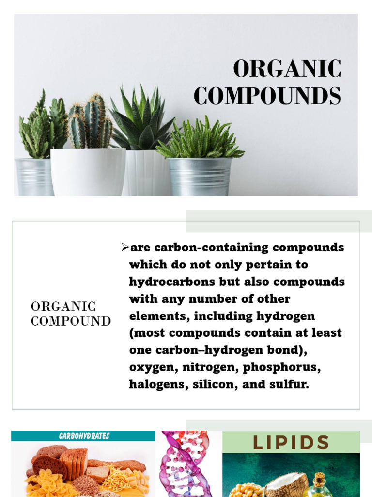 Lesson 3 8 Organic Compounds | PDF | Ester | Isomer