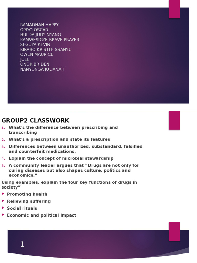 GROUP2 | PDF | Infection | Antimicrobial