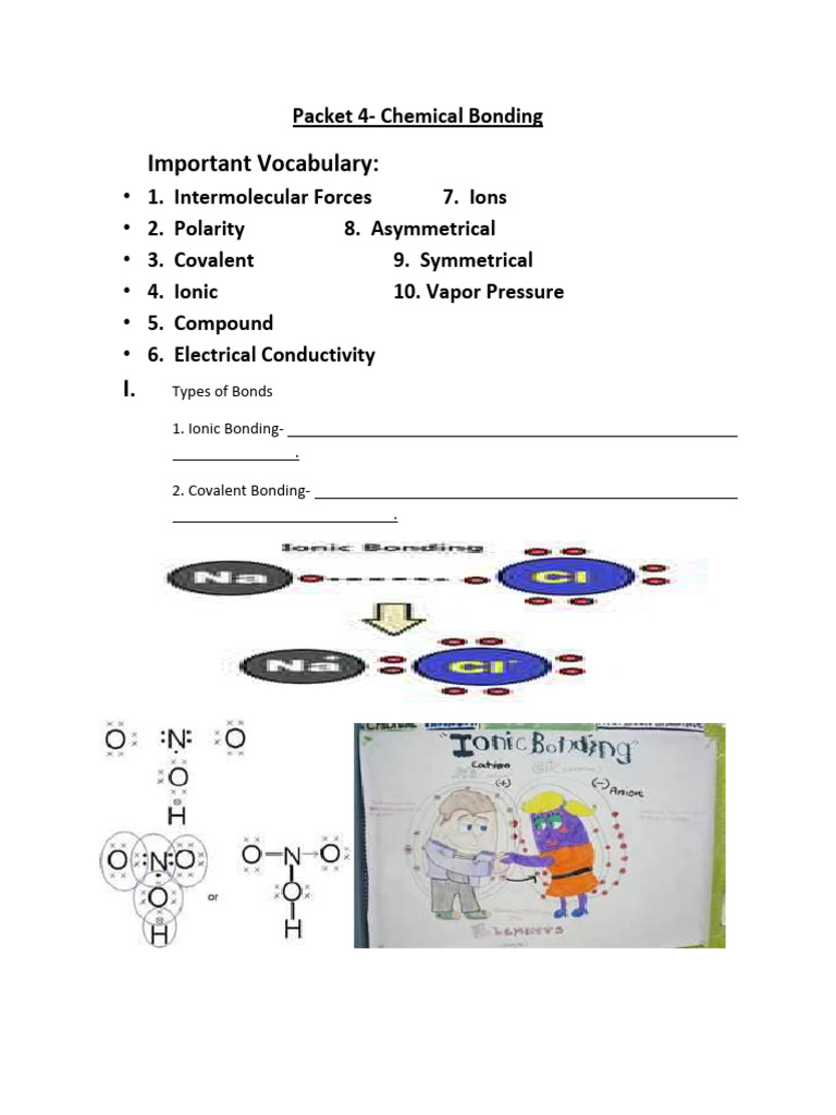 Kami Export - Jane Johnson - Packet 4 - Bonding Guided | PDF | Ion ...
