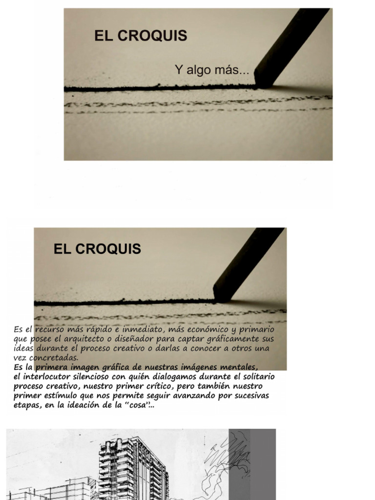 EL CROQUIS y Algo Más | PDF