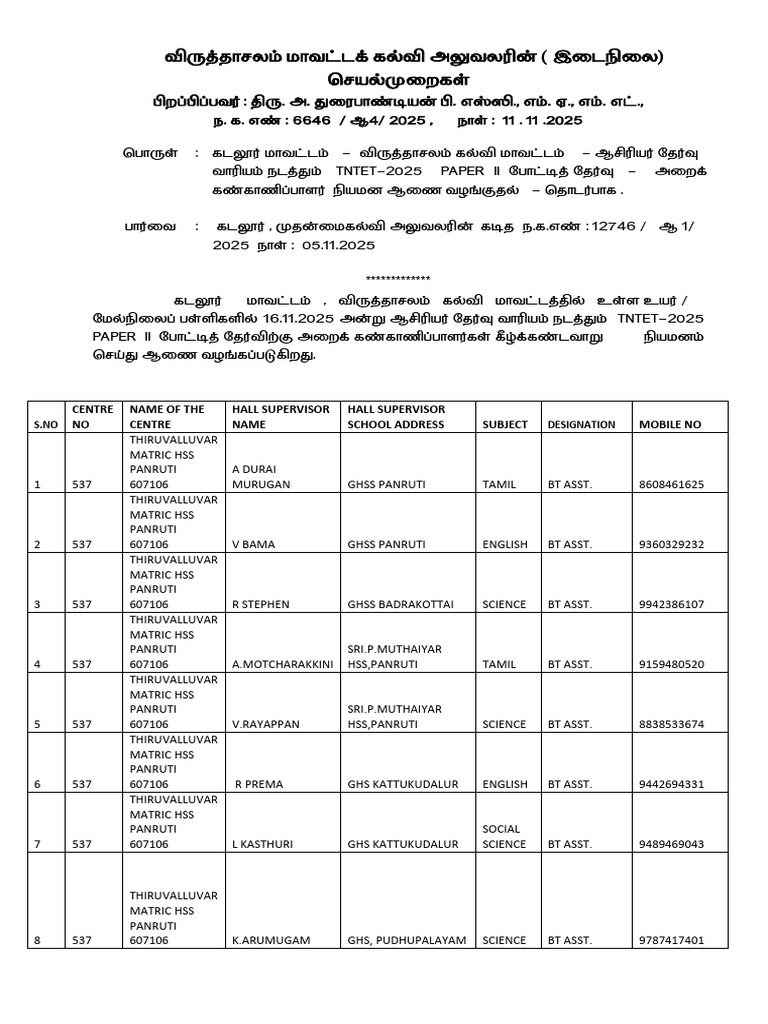 Thiruvalluvar Panruti | PDF