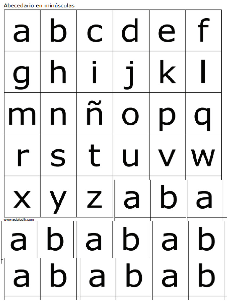 Printable Letter Tiles | PDF
