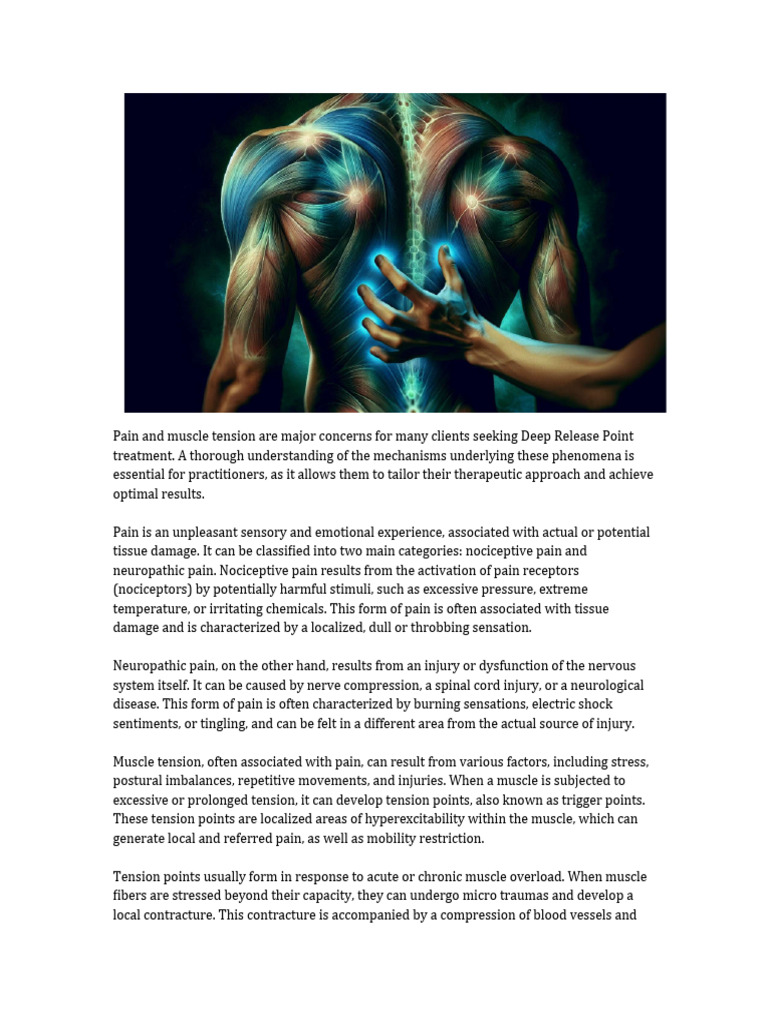 Deep Release Point - Muscle 6 | PDF | Pain | Nervous System
