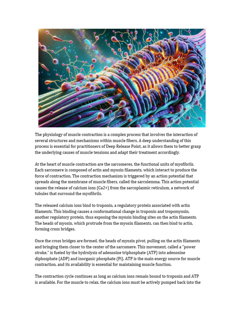 Deep Release Point - Muscle 3 | PDF | Muscle Contraction | Histology