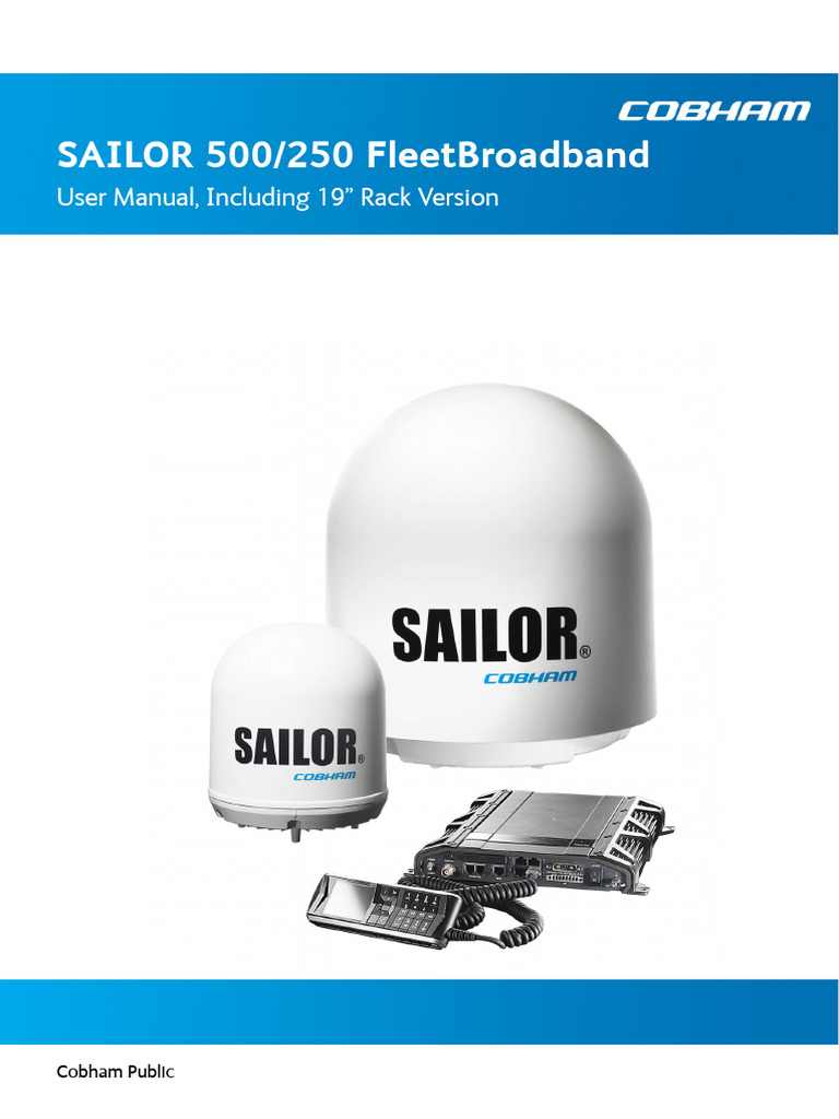 Sailor 500+250 Um 98-125645-K | PDF | Ip Address | Computer Network