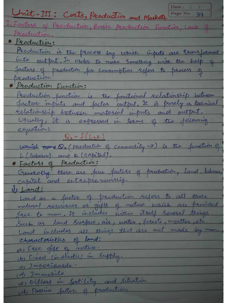 Economics Unit 3 | PDF
