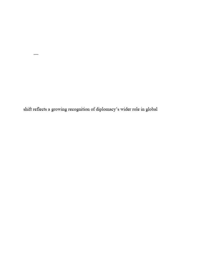 Diplomacy 101 | PDF | Diplomacy | International Relations