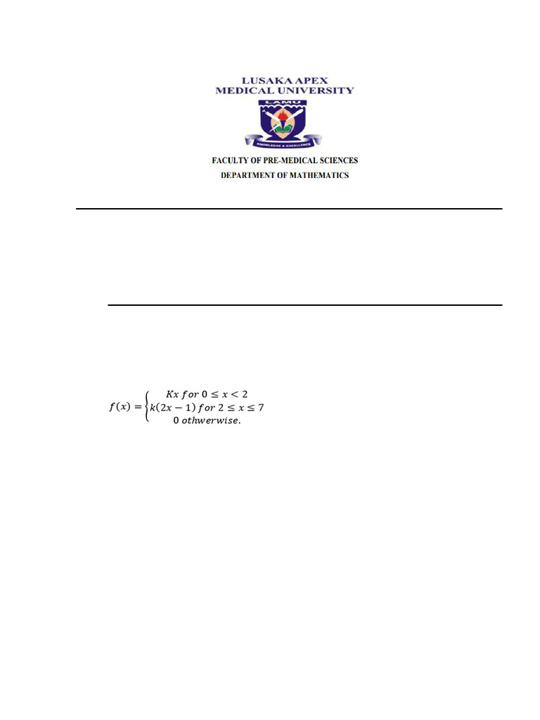 M1002 Deferred Test Two, Semester One, 2025 | PDF | Standard Deviation ...
