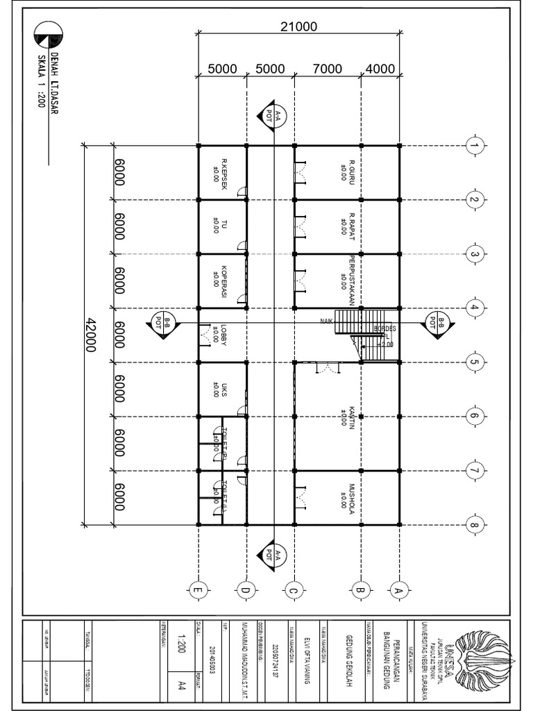 Denah LT.dasar | PDF