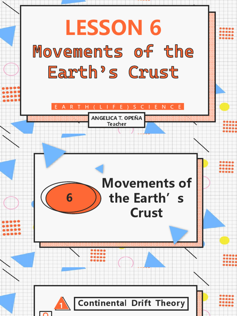 Earth’s Crust Movements Explained | PDF | Plate Tectonics | Fault (Geology)