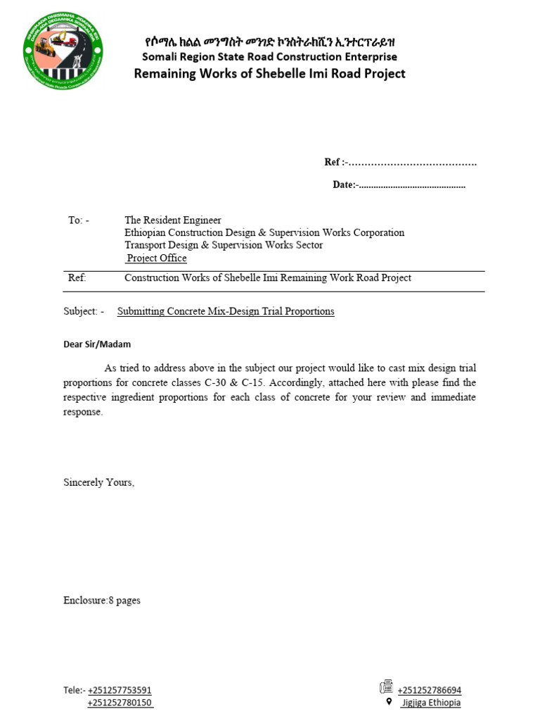 Mix Design Letter Imi-2022-Teddy | PDF | Concrete | Construction Aggregate