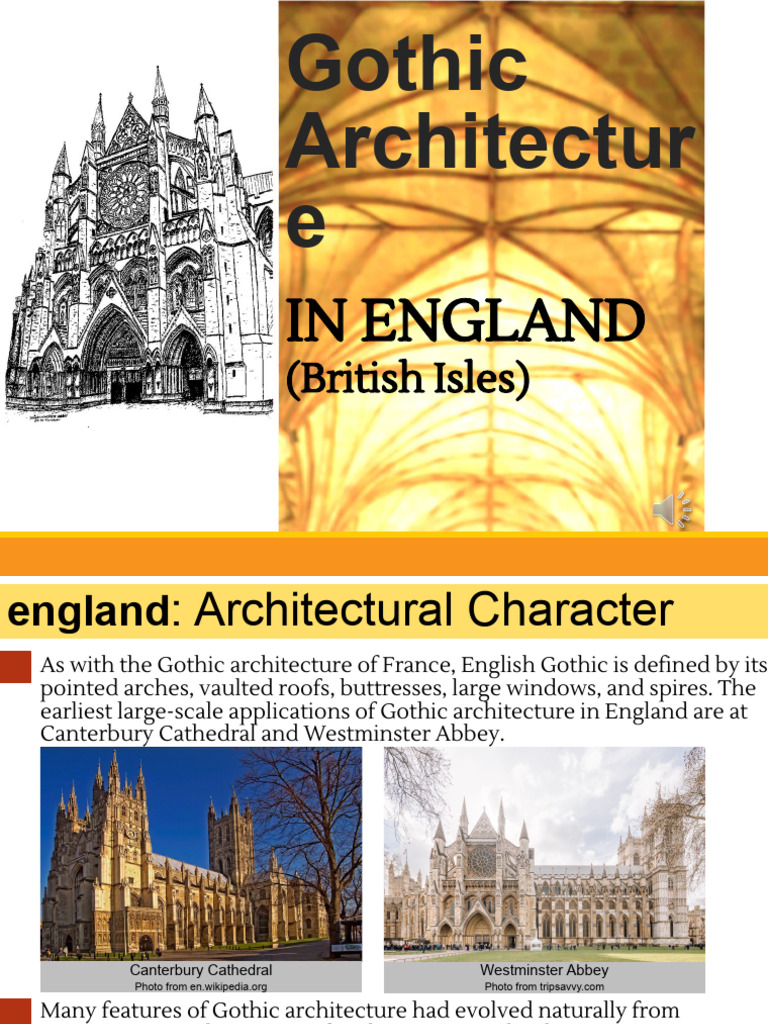English Gothic Architecture Overview | PDF | Gothic Architecture ...