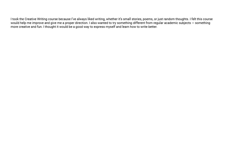 Enhancing Creative Writing Skills | PDF