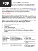 NUST 2024/2025 Undergraduate Admission Guide | PDF | Academic Degree ...