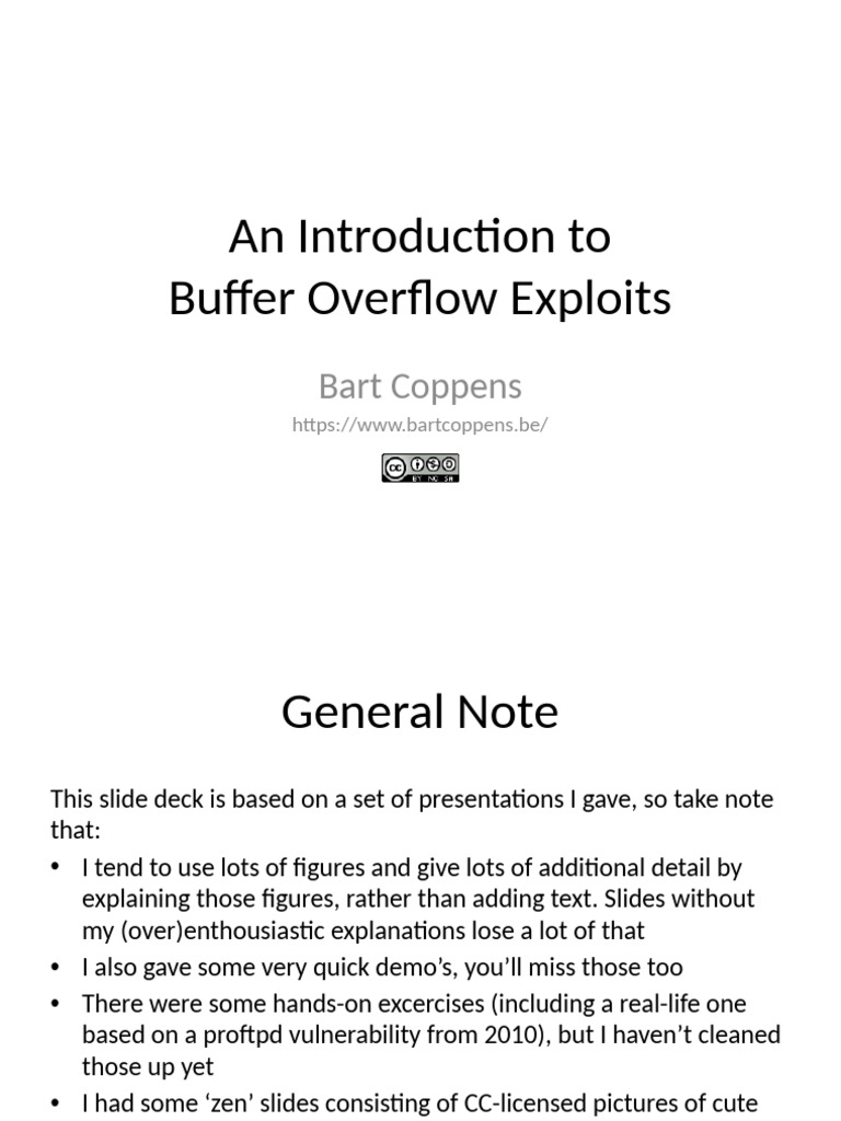 Buffer Overflow Exploits | PDF | Computer Science | Computer Programming
