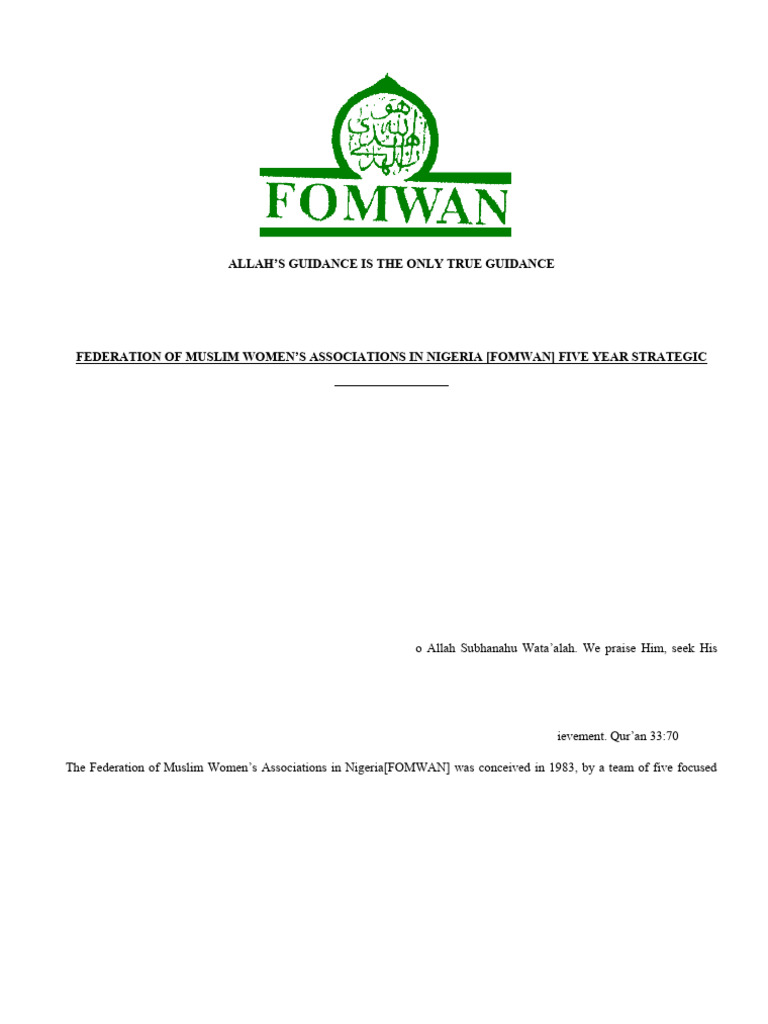 Fomwan Five Year SP Op For Submission | PDF | Cost Of Living ...