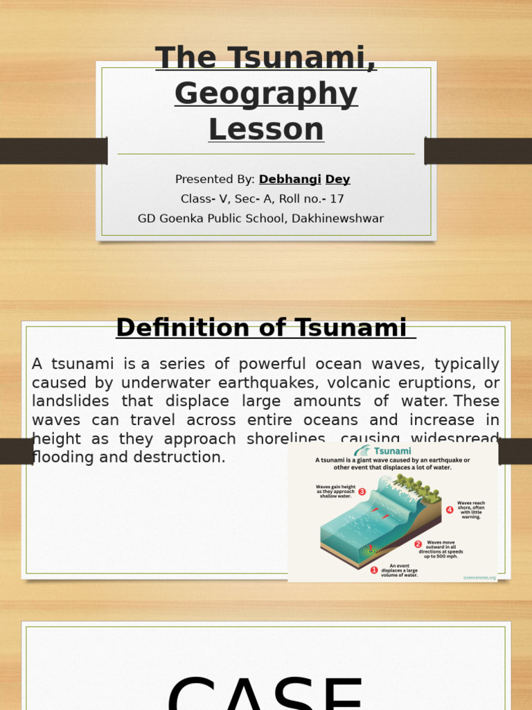 The Tsunami, Geography Lesson | PDF