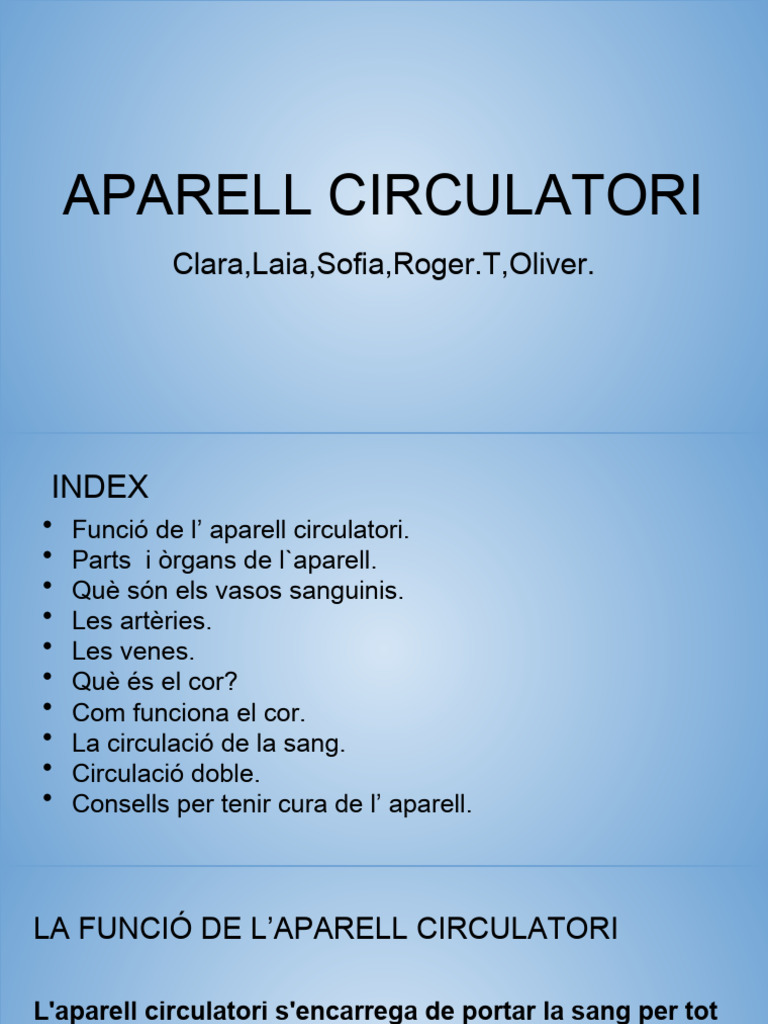 APARELL CIRCULATORI | PDF
