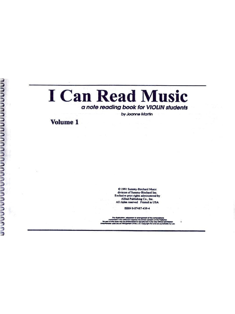 I Can Read Music by Pronoy | PDF
