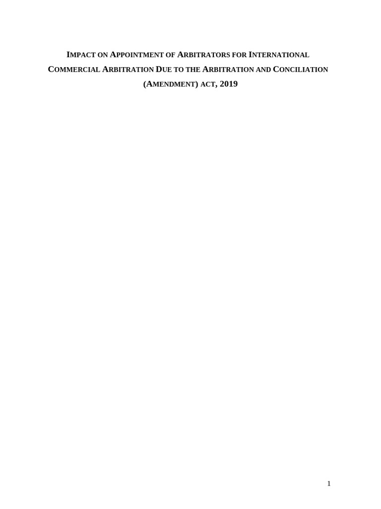 Adr 1 | PDF | Arbitration | Arbitral Tribunal