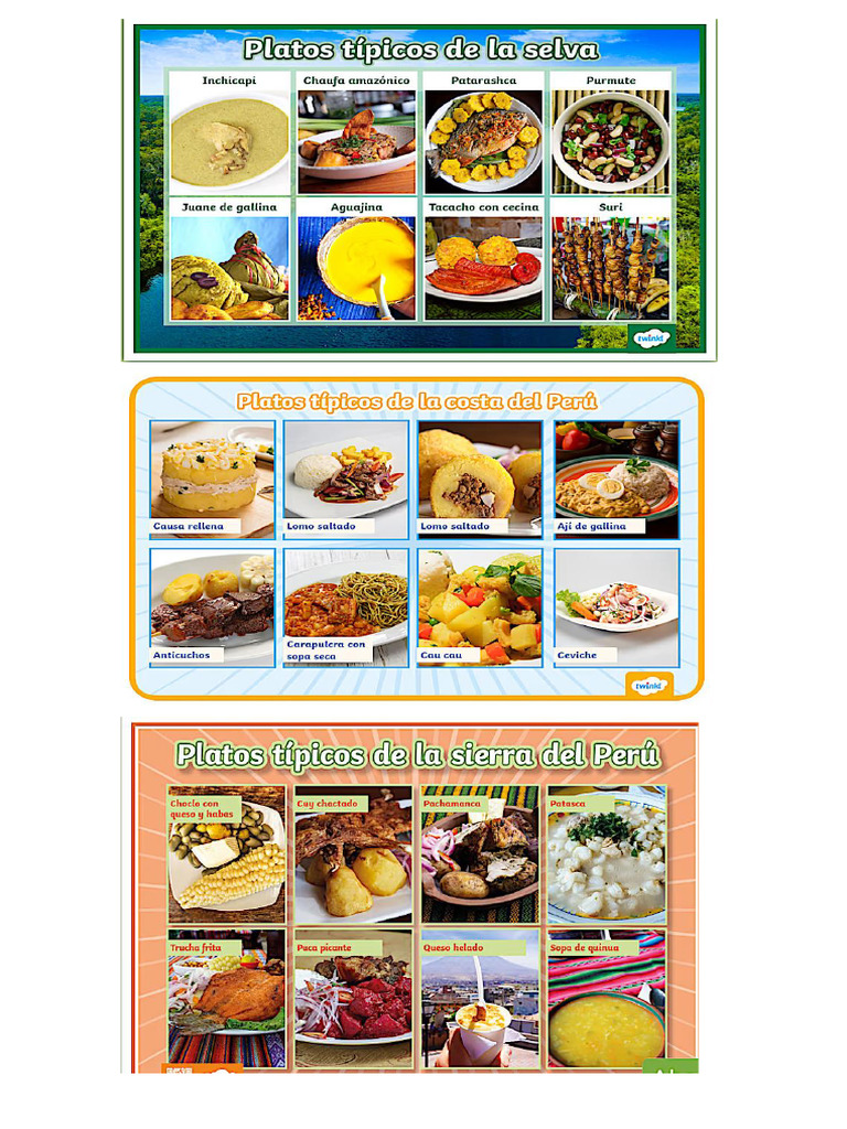 Platos Tipicos | PDF