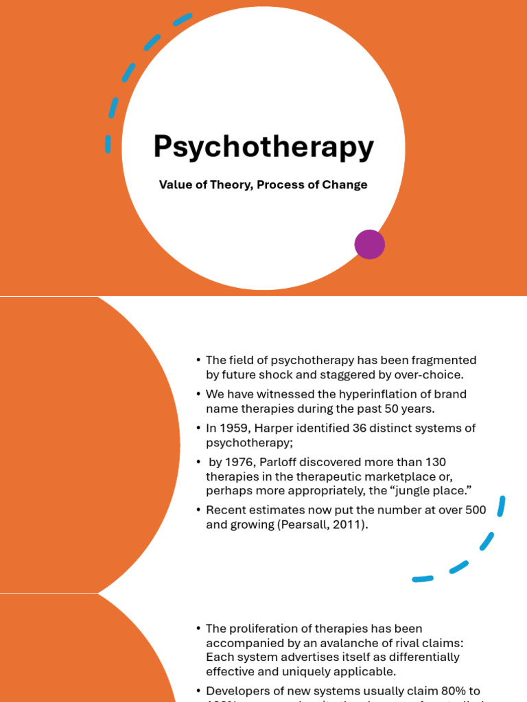 Unit 1-Value of Theory Process of Change | PDF | Psychotherapy | Theory