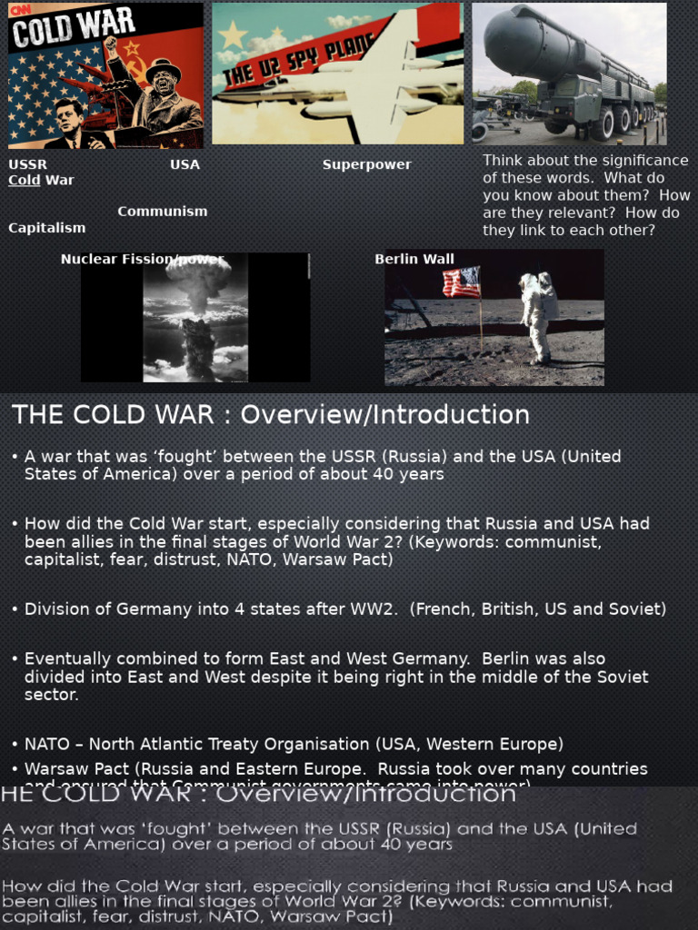 GR 9 H 2023 Self-Study Cold War | PDF | Cold War | Soviet Union