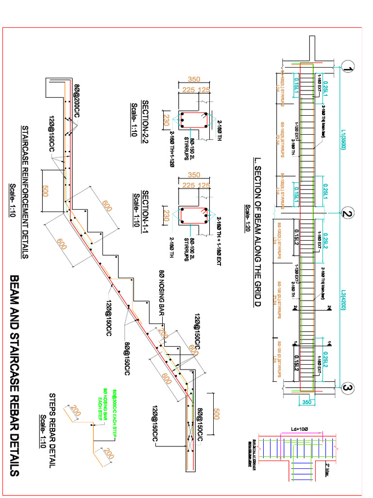 11 Beam and Staircase | PDF