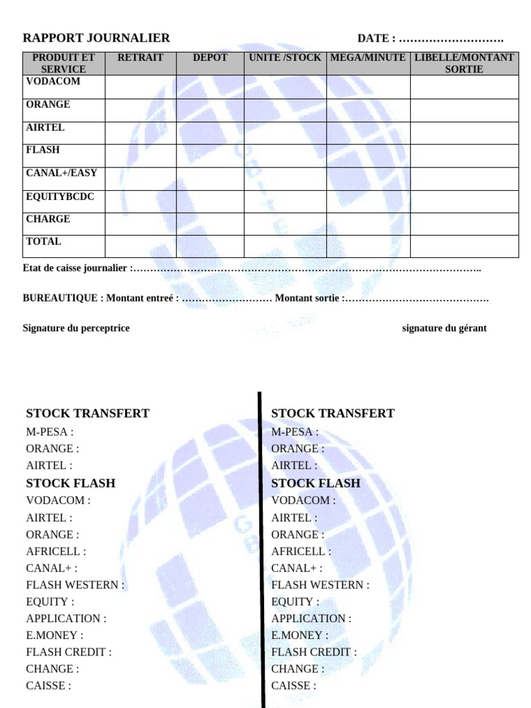 Rapport Journalier Actu | PDF