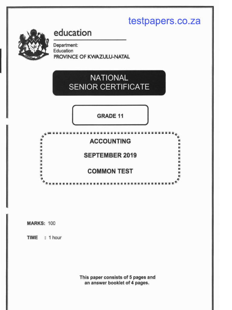 g11 Test 1 | PDF